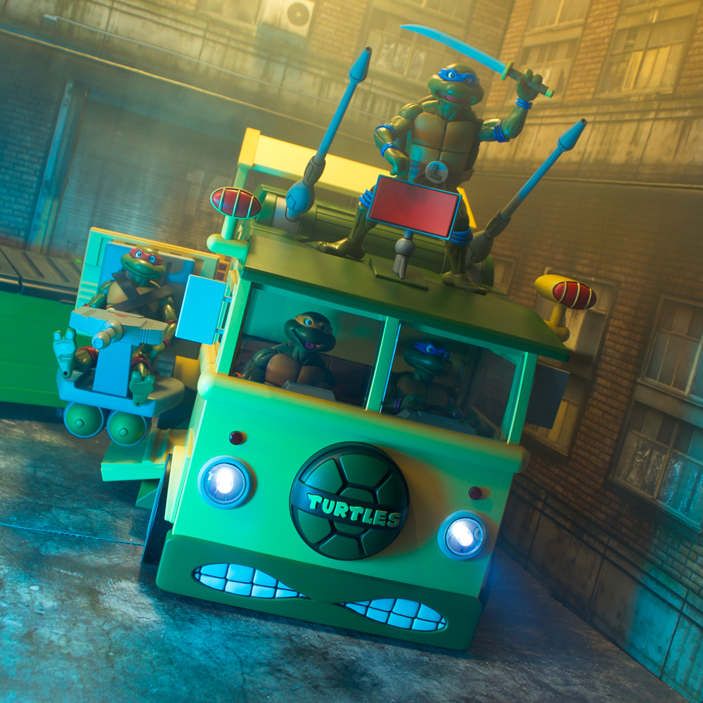 NECA Toys: Teenage Mutant Ninja Turtles Turtle Van First Look and Unboxing