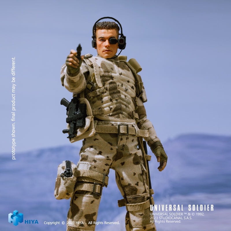HIYA Exquisite Super 112 Scale 6 Inch Universal Soldier Luc Deveraux ...