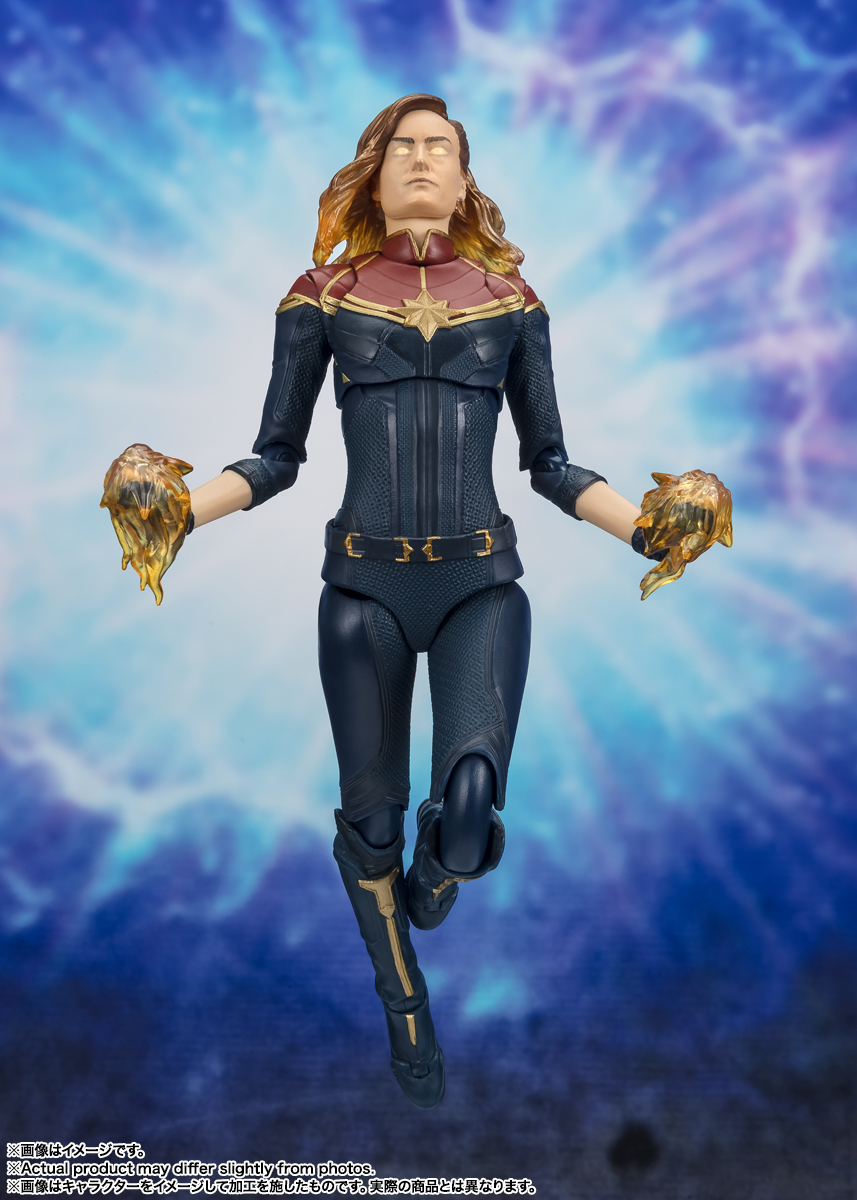 Bandai Tamashii Nations SH Figuarts Marvel The Marvels Captain Marvel ...