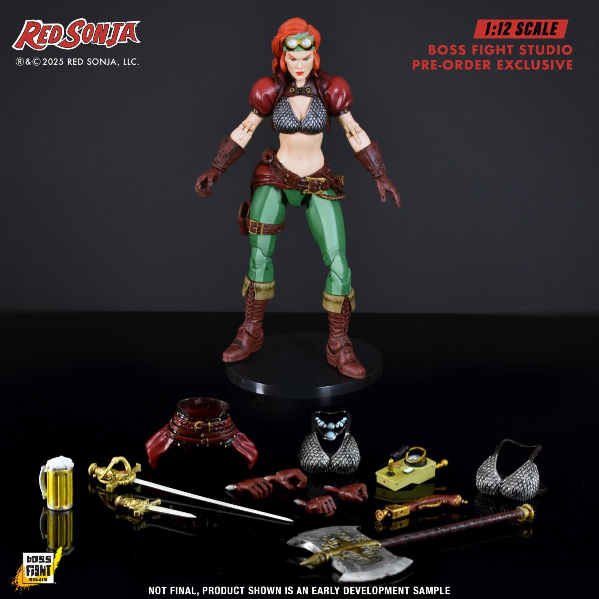 Boss Fight Studio: Steampunk Legend Red Sonja Pre-Order